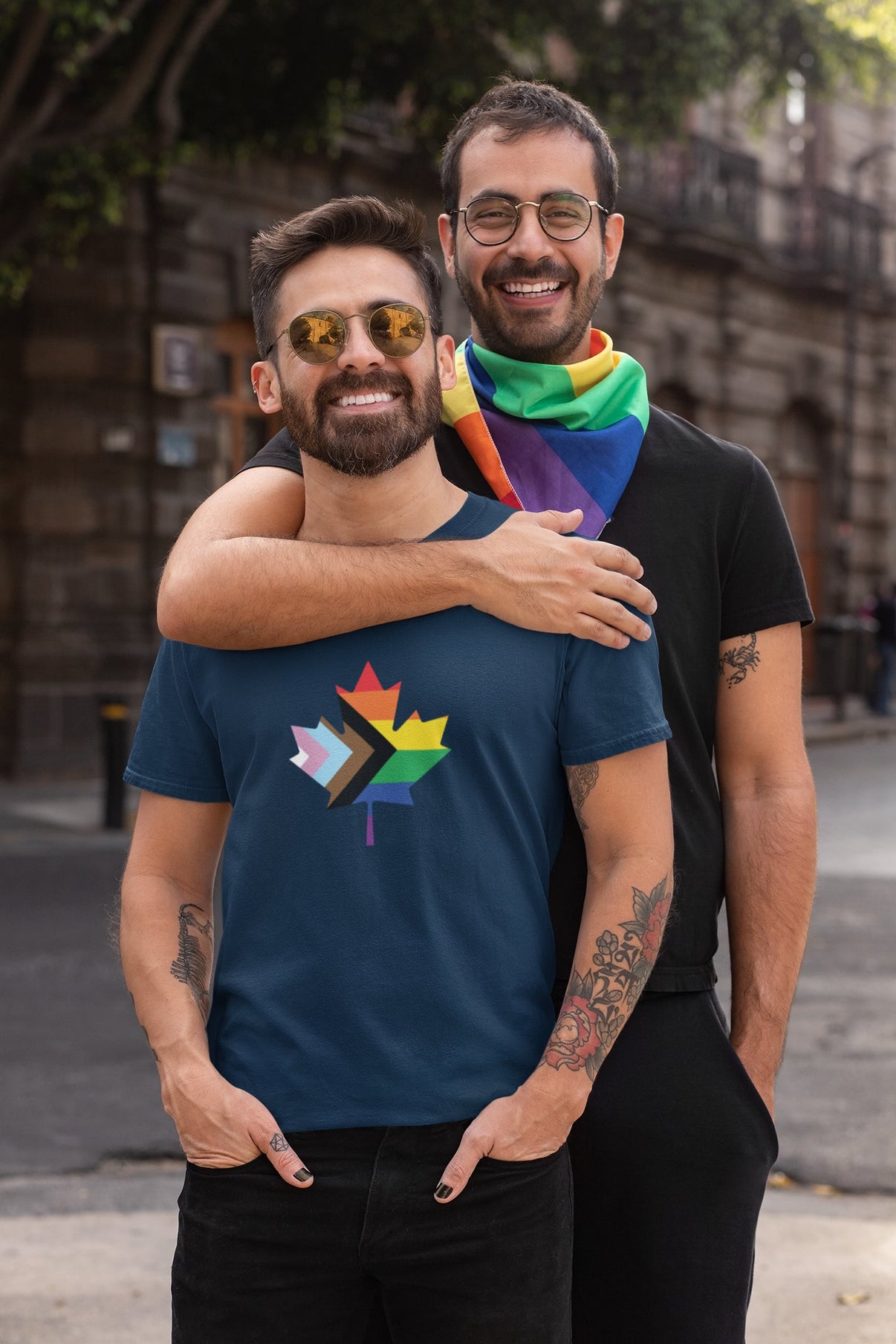The Progress Pride TShirt | Made in Canada – Maple Beaver